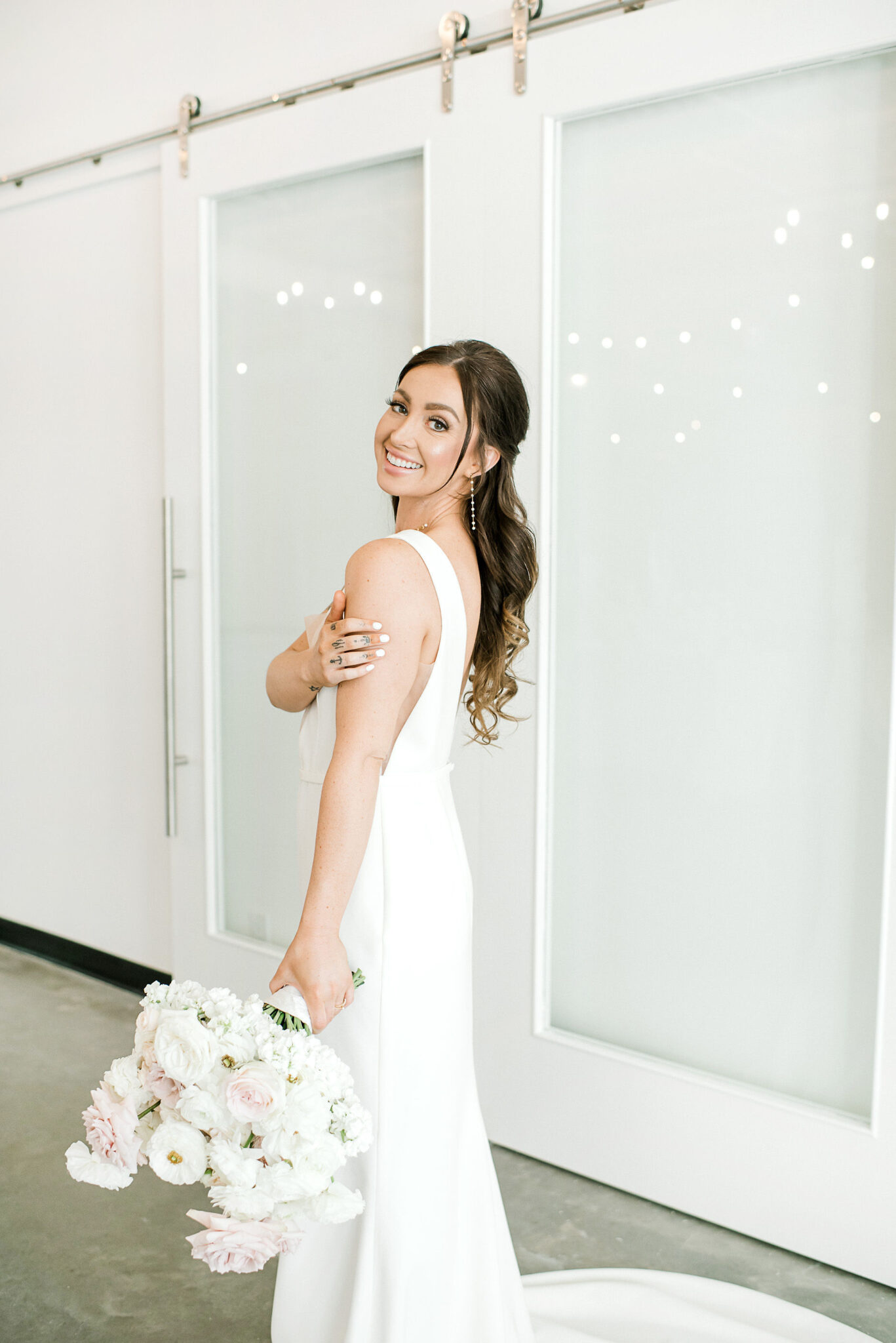 When A Stunning White and Blush Wedding Shoot Stops You In Your Tracks ...