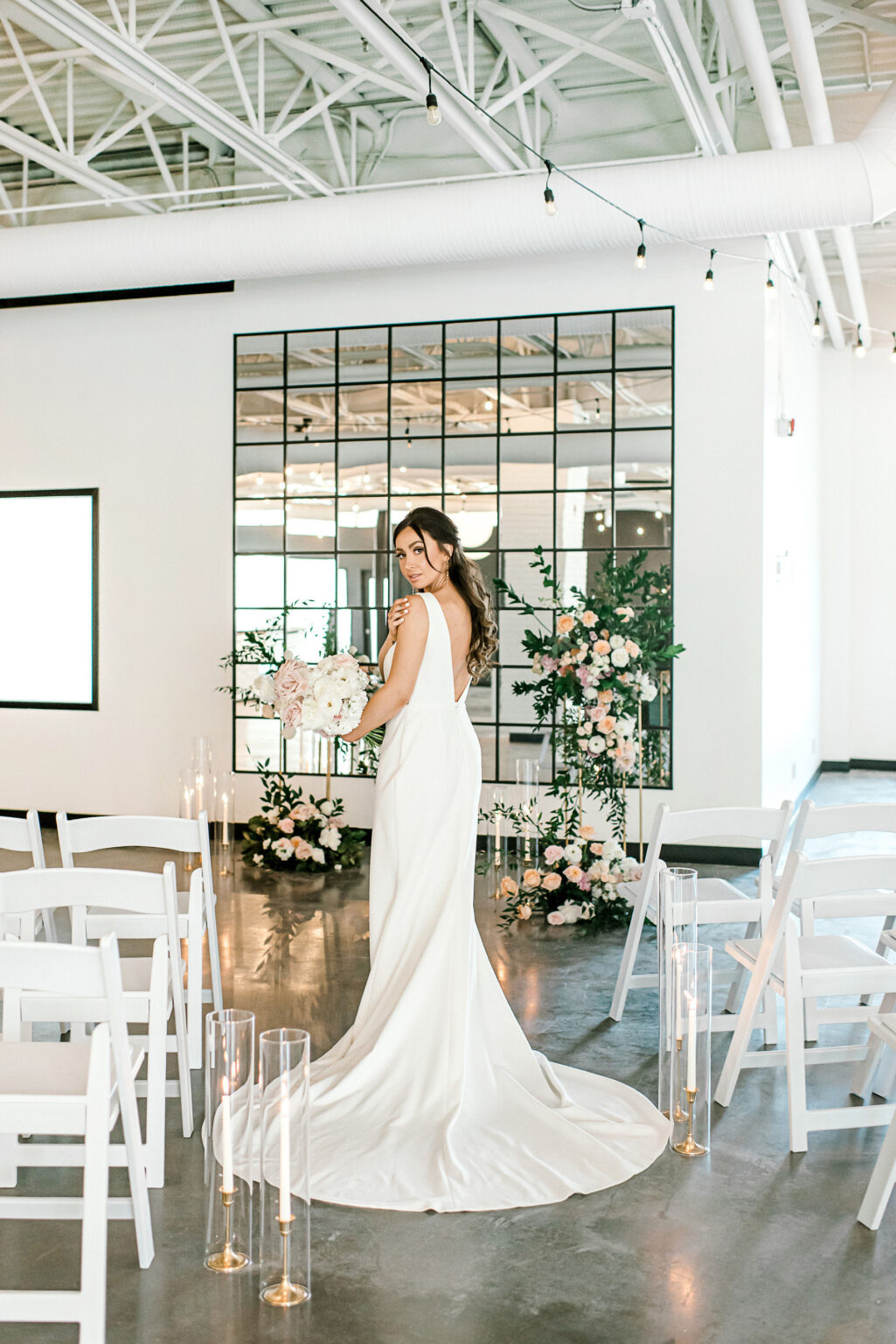 When A Stunning White and Blush Wedding Shoot Stops You In Your Tracks ...
