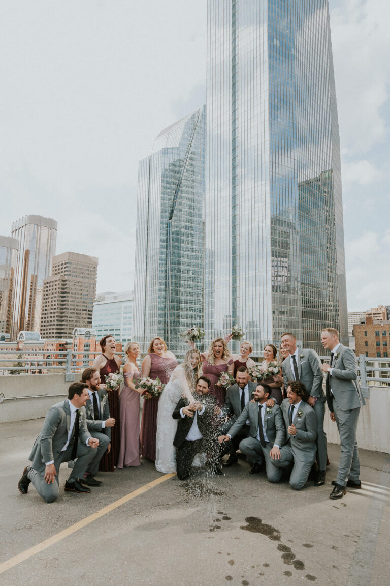 Modern Wedding in Downtown Calgary - Confetti Magazine