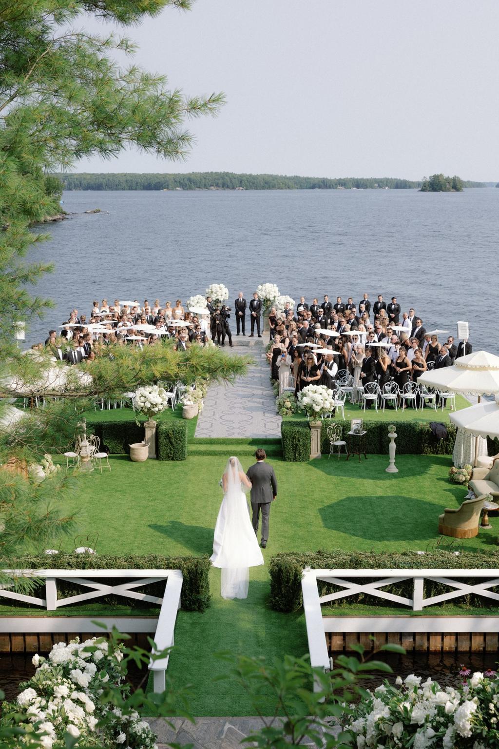 A Glimpse into the The McDavid's Unforgettable Lakeside Wedding ...